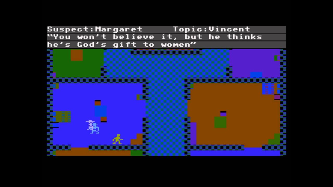 Murder on the Zinderneuf for the Atari 8-bit family - YouTube