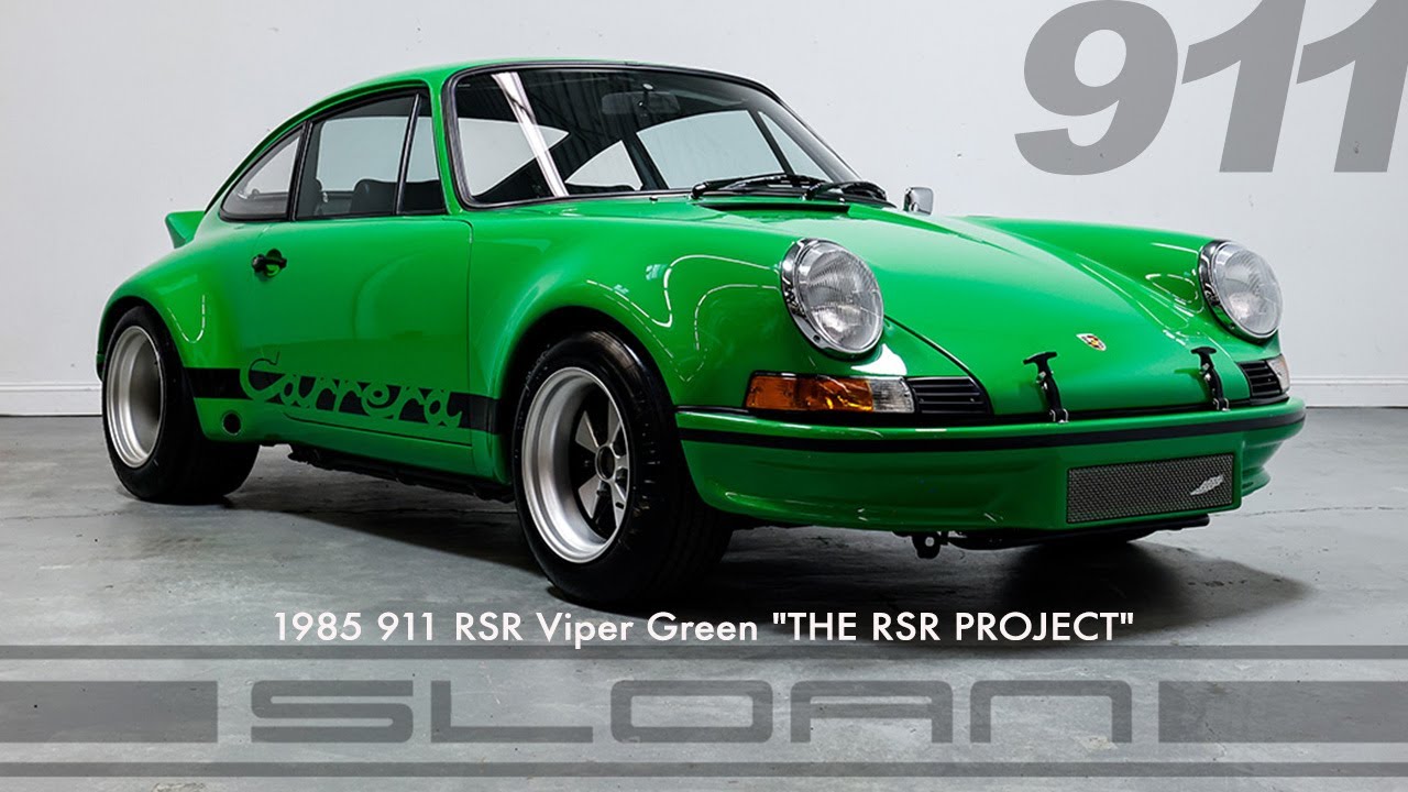 1985 911 RSR Viper Green "THE RSR PROJECT" - YouTube
