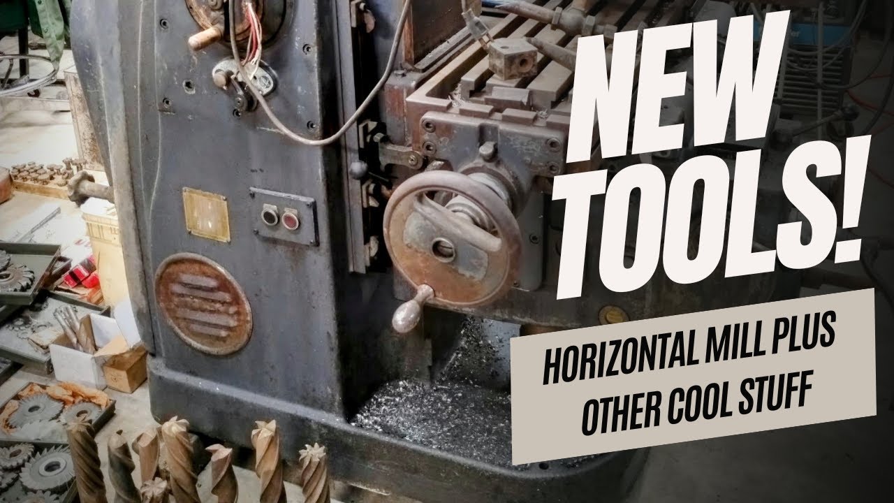 New Machine!! Horizontal Mill and Tooling - YouTube