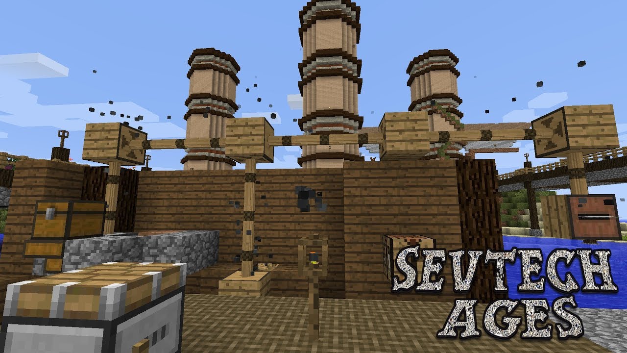 Mechanical Power at Last : SevTech Ages Lp Ep #8 Minecraft 1.12 - YouTube