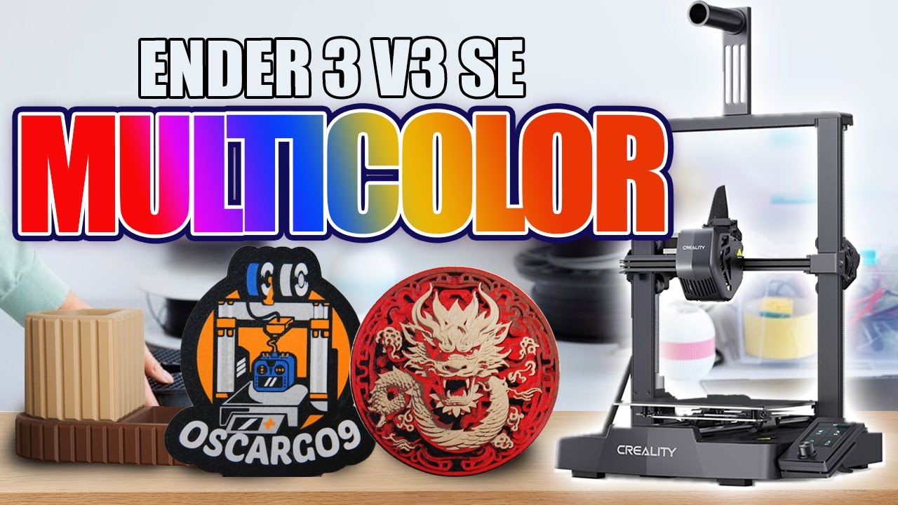 💥Impresion MULTICOLOR Ender 3 V3 SE💥 #creality #creality3d #ender3v3se💥 ...