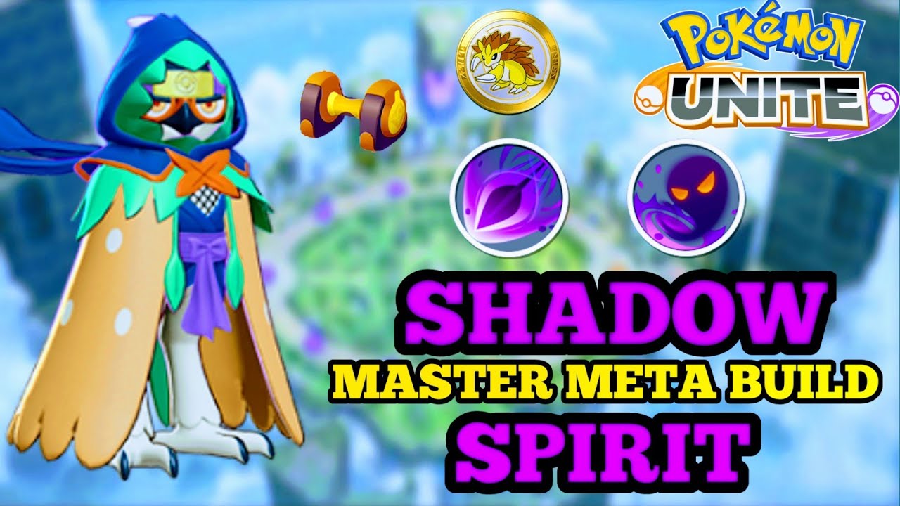 Decidueye shadow and spirit shackle master meta build | @PokeDark_YT ...