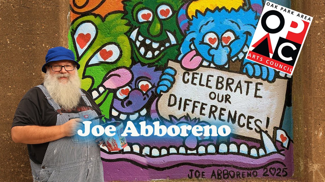 Oak Park Area Arts Council Mini Murals-Joe Abboreno - YouTube