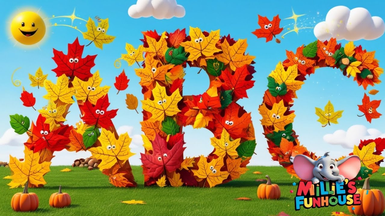 ABC Song | ABC Alphabet for Fall and Thanksgiving | Nursery Rhymes ...