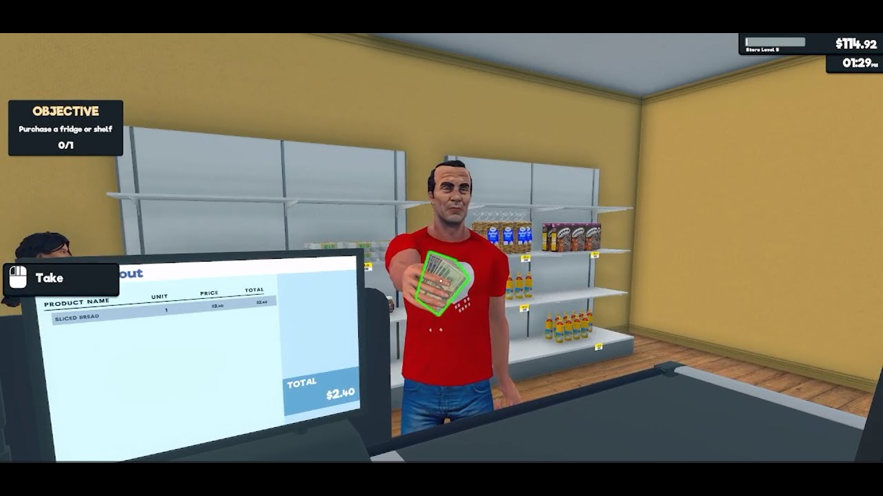 Supermarket Simulator ( Day 4) Add New License Part 3 Gameplay - YouTube