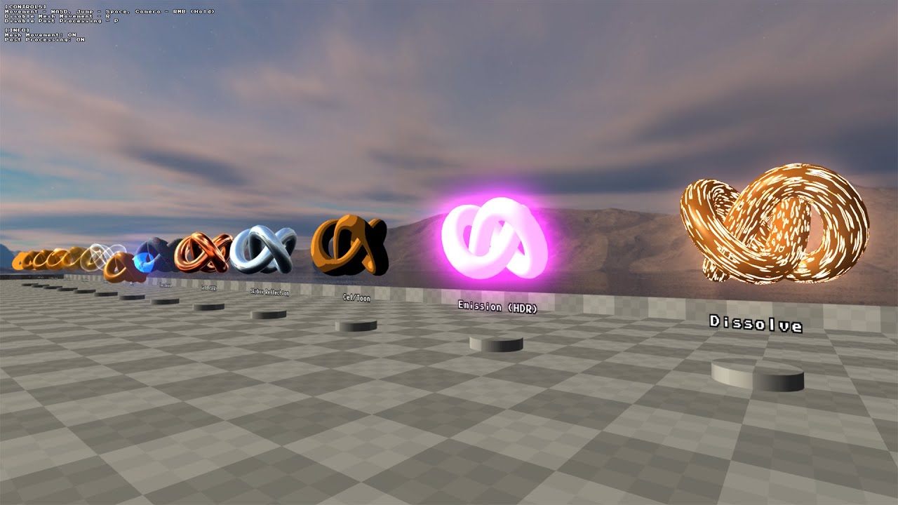 MAZE Engine Example: Materials and Shaders - YouTube