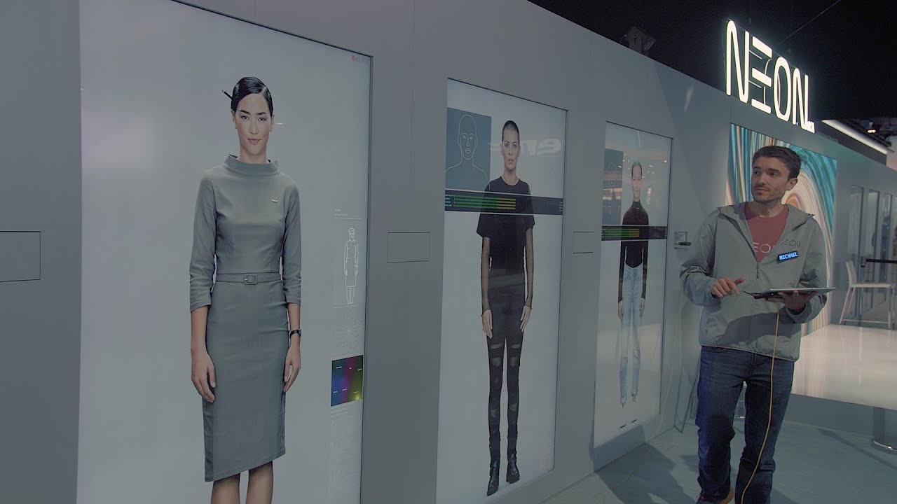 Neon AI Avatars - CES 2020 - YouTube