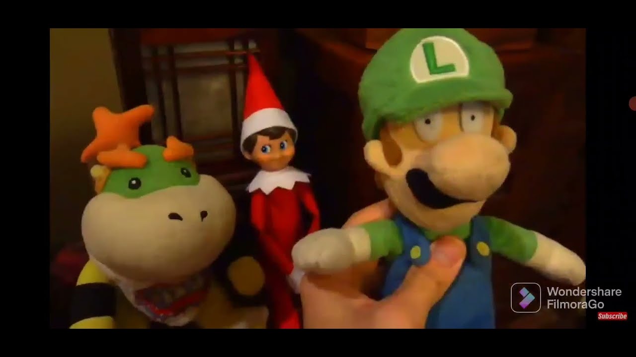 Crazy mario bros funny momments: The elf on the shelf - YouTube