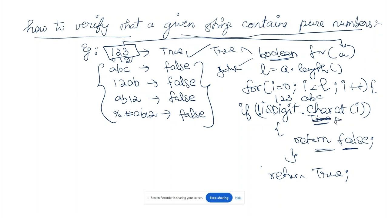 #19 Check if a String Contains Only Digits in Java (Tamil) - YouTube