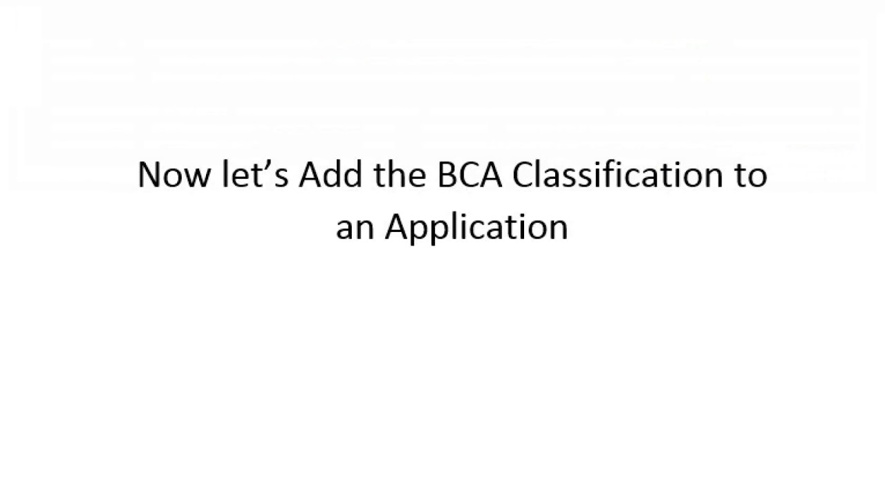 PermAssist System Admin - Managing BCA Classification - YouTube