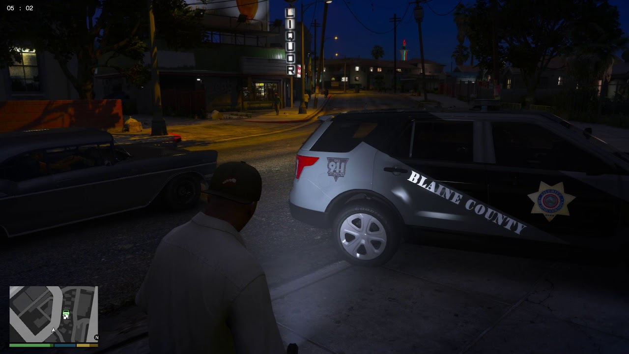 GTA5 LSPDFR Reflective Skin on FPIU - YouTube