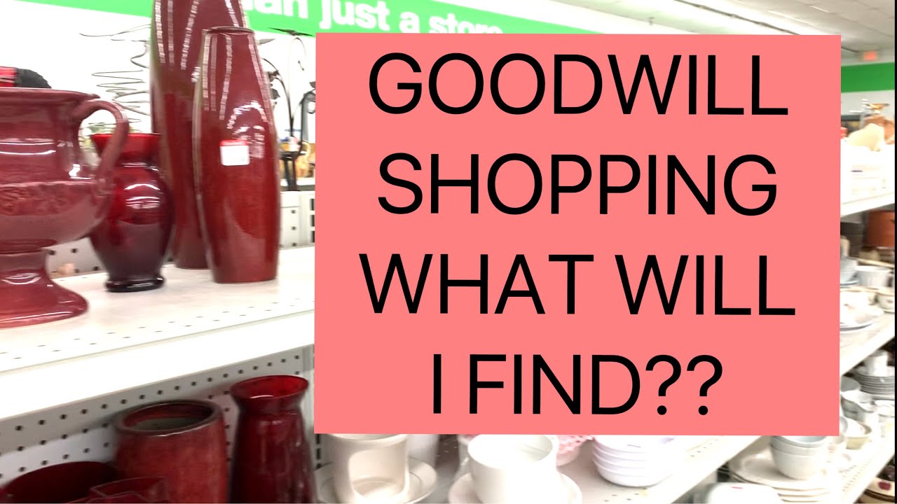 Shopping at Goodwill | What Will I Find?? - YouTube