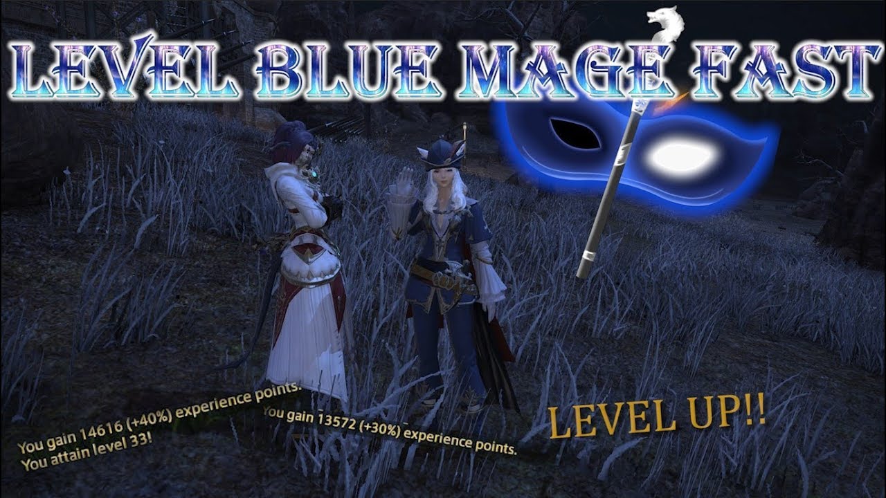 FFXIV: Level Blue Mage Fast With Mobtagging - YouTube