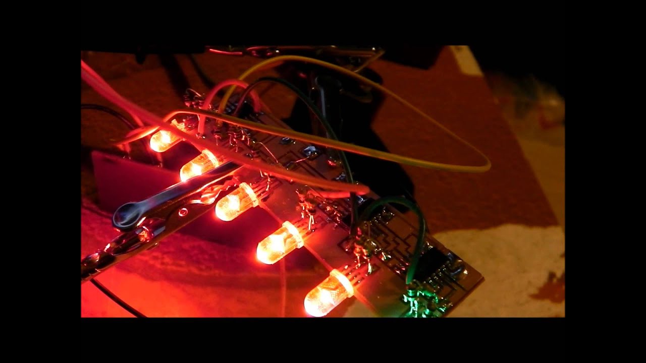 RGB LEDs and shift registers. - YouTube