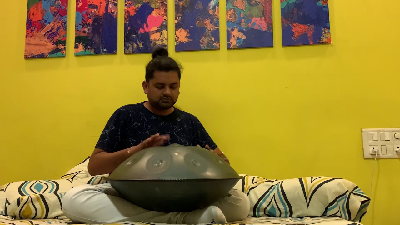 Handpan player in Mumbai | Manuj Dubey - YouTube