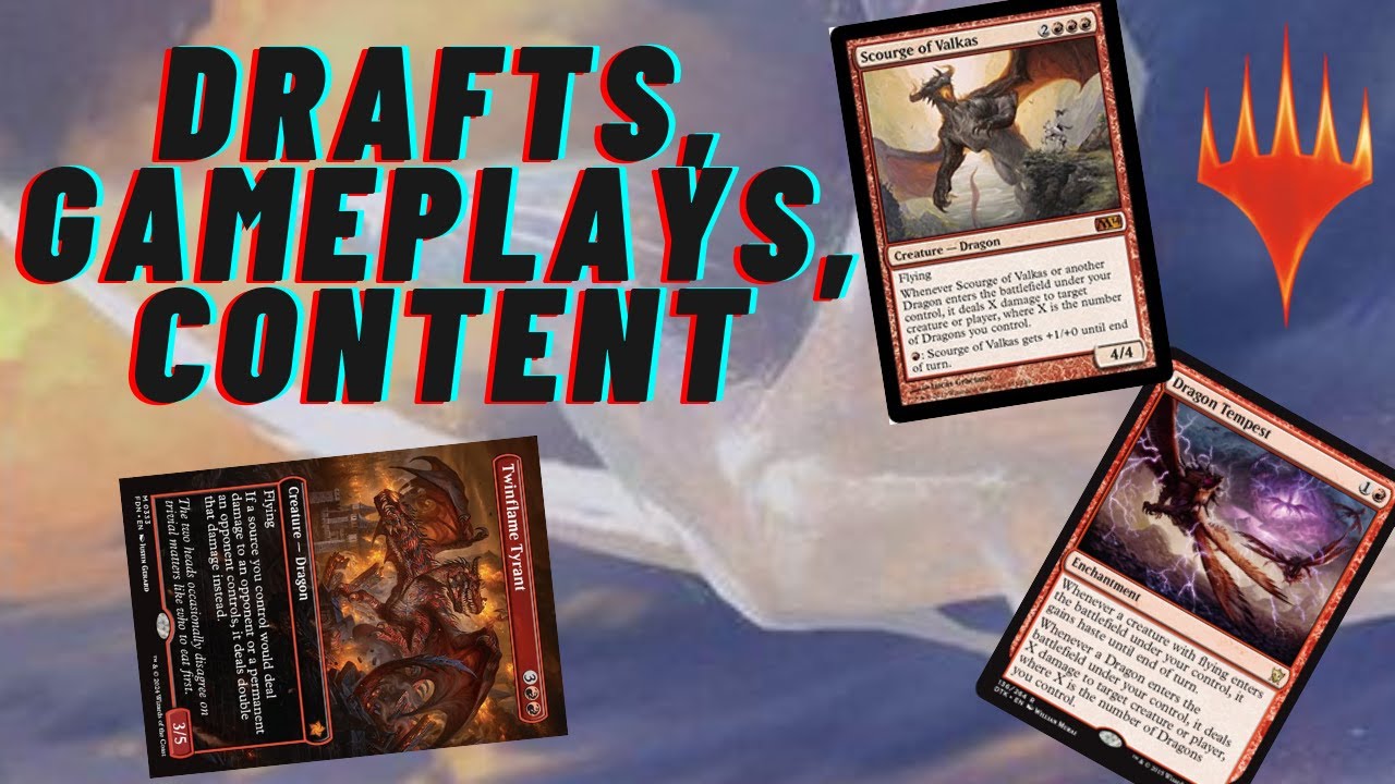 Magic the Gathering - Modern Mono Red Dragons Deck Preview before ...