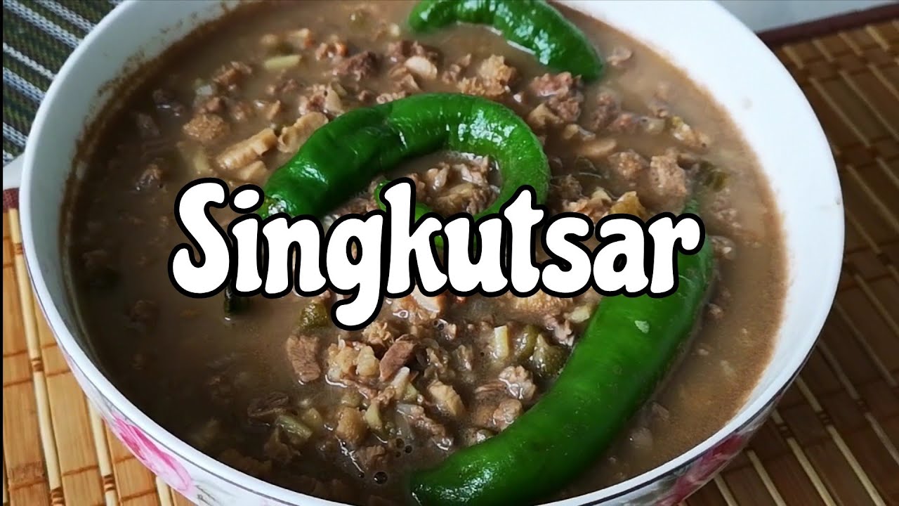 Singkutsar (Ilocano Recipe, Parang Pinapaitan) - YouTube