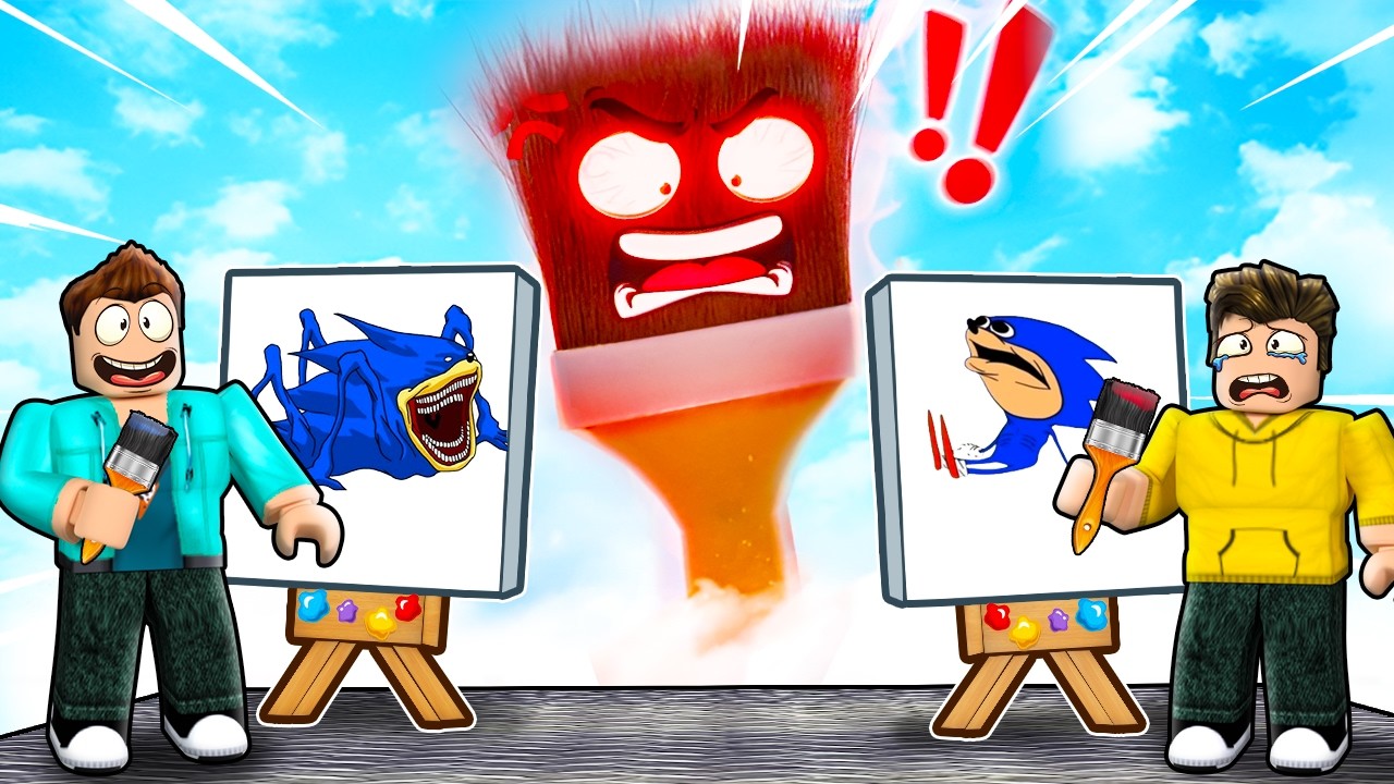 DRAW OR DIE CHALLENGE IN ROBLOX !! - YouTube