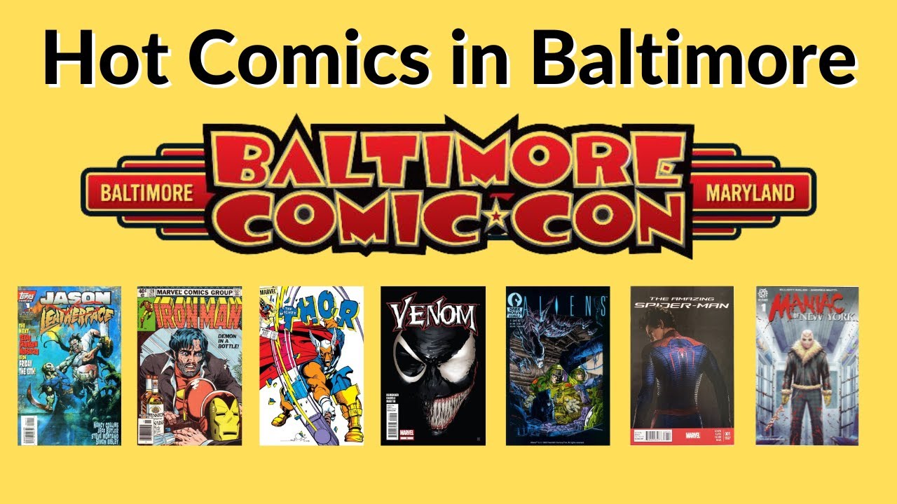 Baltimore Comic Con 2023 1st Appearance Key Comic Books - YouTube