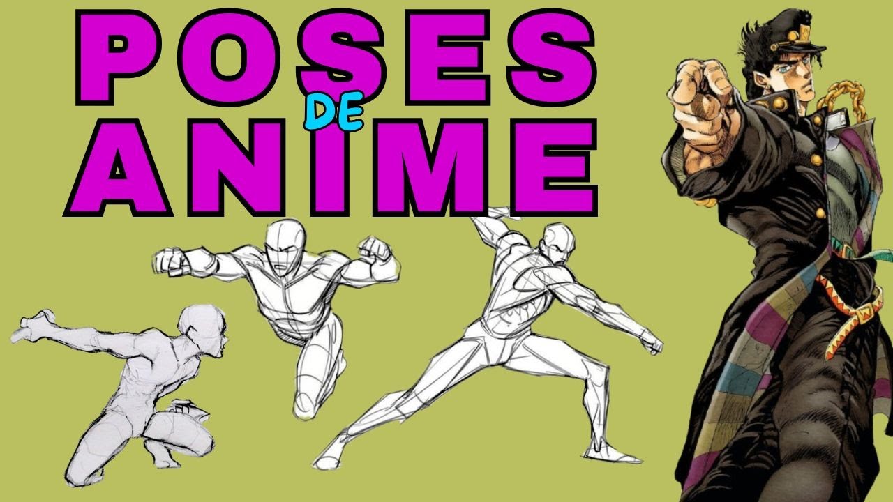 Pare de Travar nas Poses de Anime! Aprenda o Método Simples - YouTube