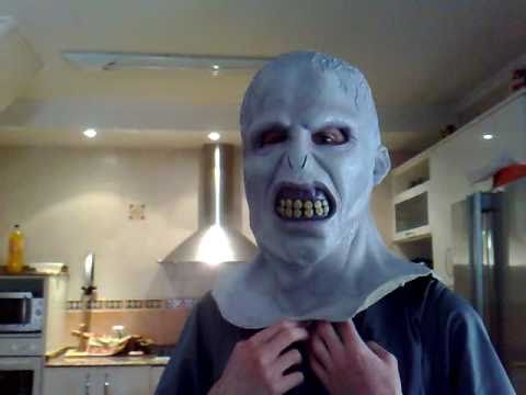 Mask / Unmasking Lord Voldemort Mask - YouTube