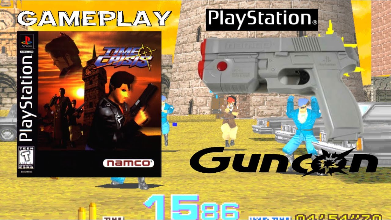 PS1 Time Crisis Guncon Gameplay - YouTube