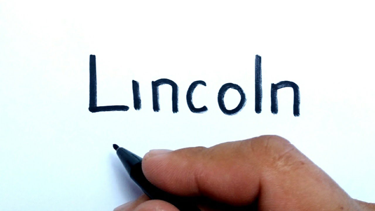 How to turn words LINCOLN into Abraham Lincoln The 16th President of ...