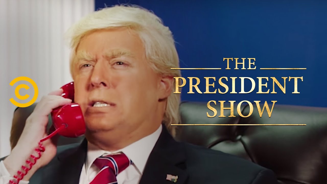 The President Fights with Himself - The President Show - YouTube
