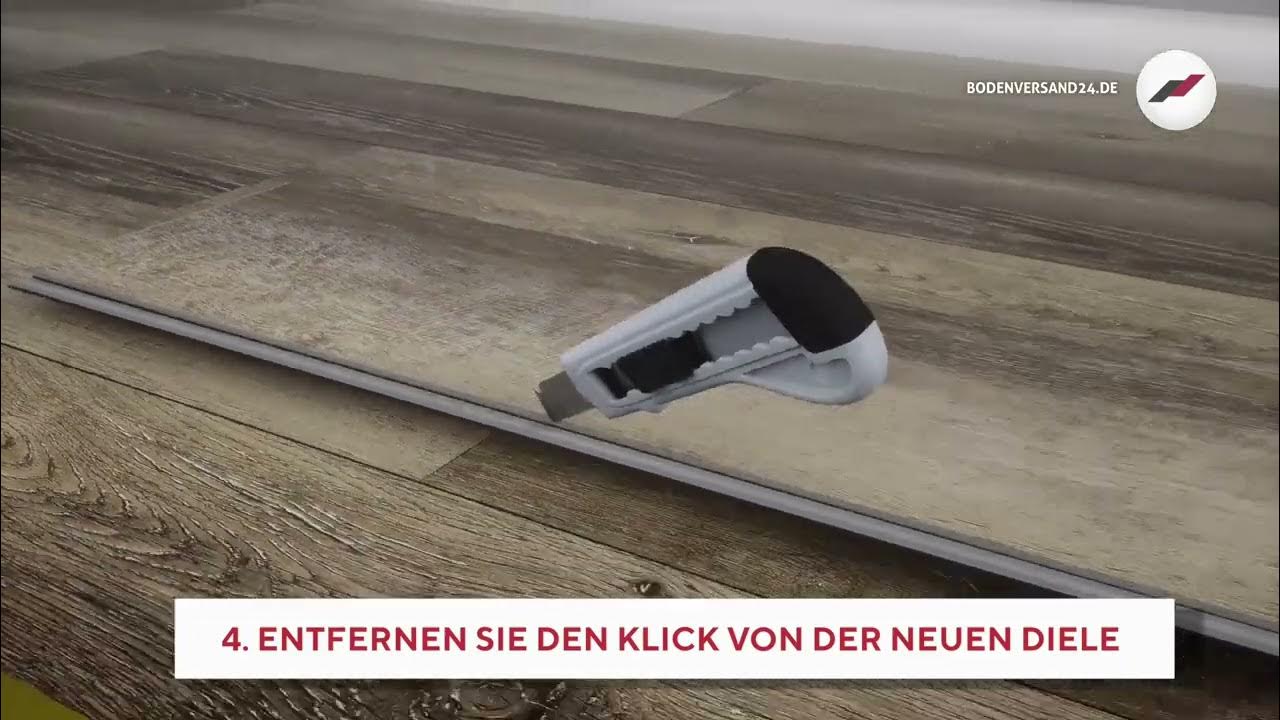 Anleitung zum Austausch von Klick-Vinylboden | Lamett - YouTube