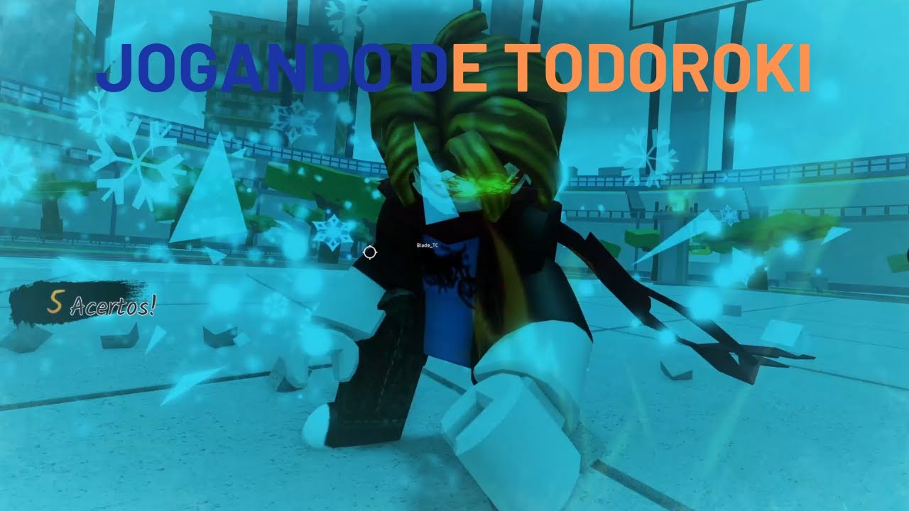 JOGANDO DE TODOROKI NO HEROES BATTLEGROUNDS (ROBLOX) - YouTube