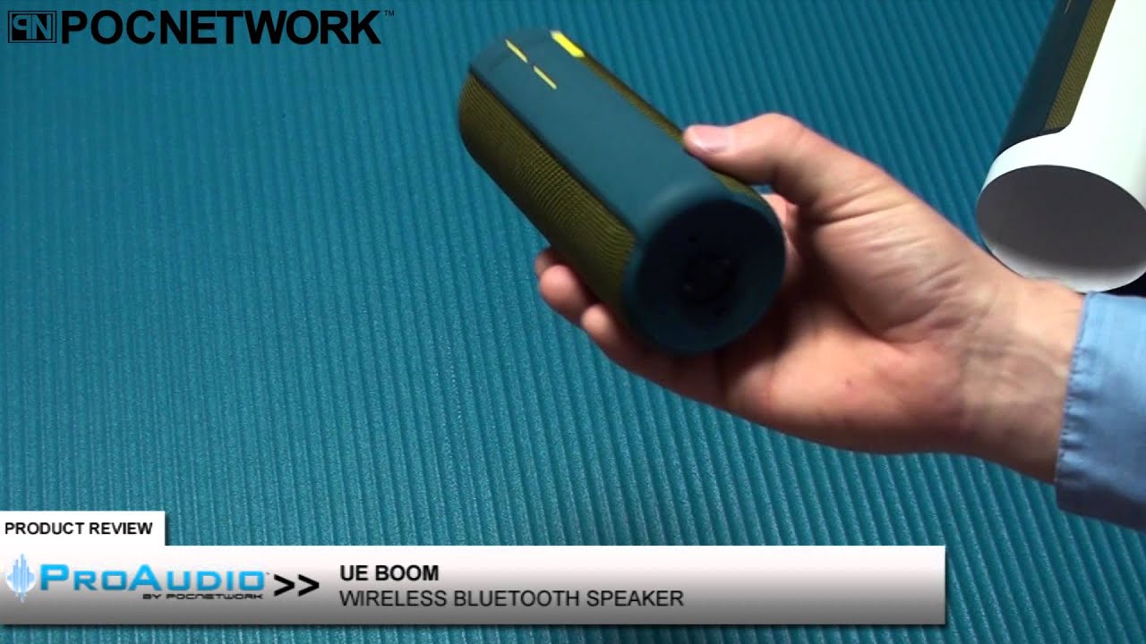 Review - UE Boom Speaker (Logitech) - Poc Network // Tech - YouTube
