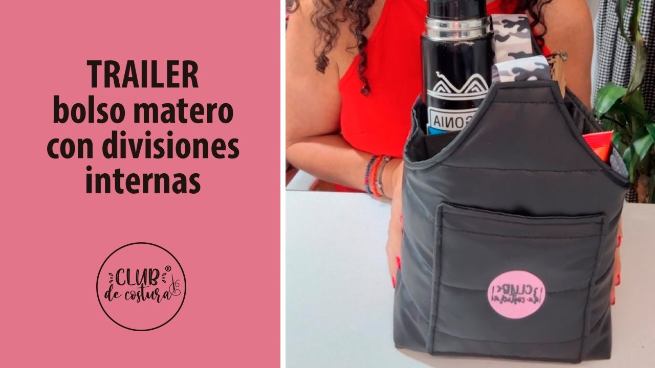Trailer bolso matero con 4 divisiones internas del Club de Costura ...