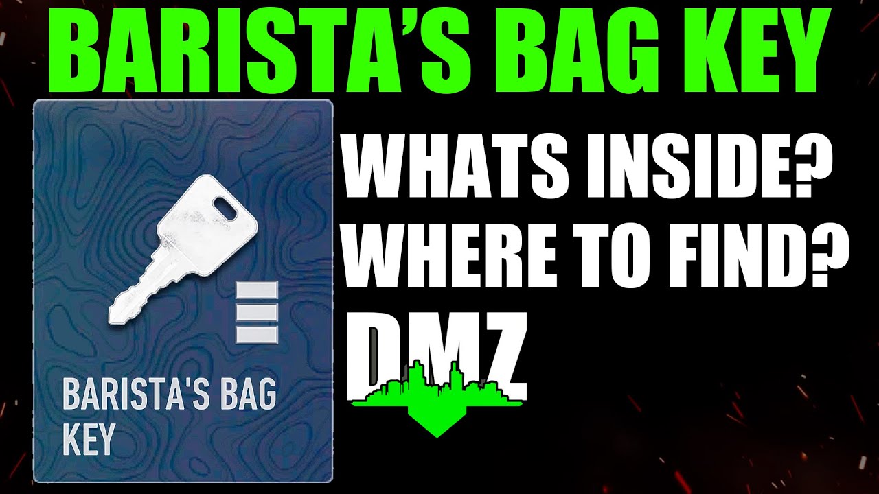 Baristas Bag Key DMZ Vondel Location (WHATS INSIDE?) Where to find ...