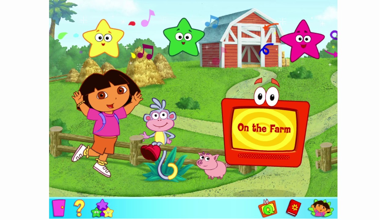 Dora On The Farm - Dora The Explorer Games - YouTube