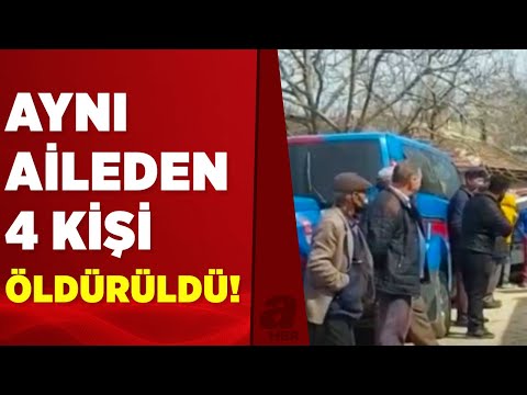 Edirne'de 4 kişilik aile, silahla vurulmuş olarak ölü bulundu | A Haber