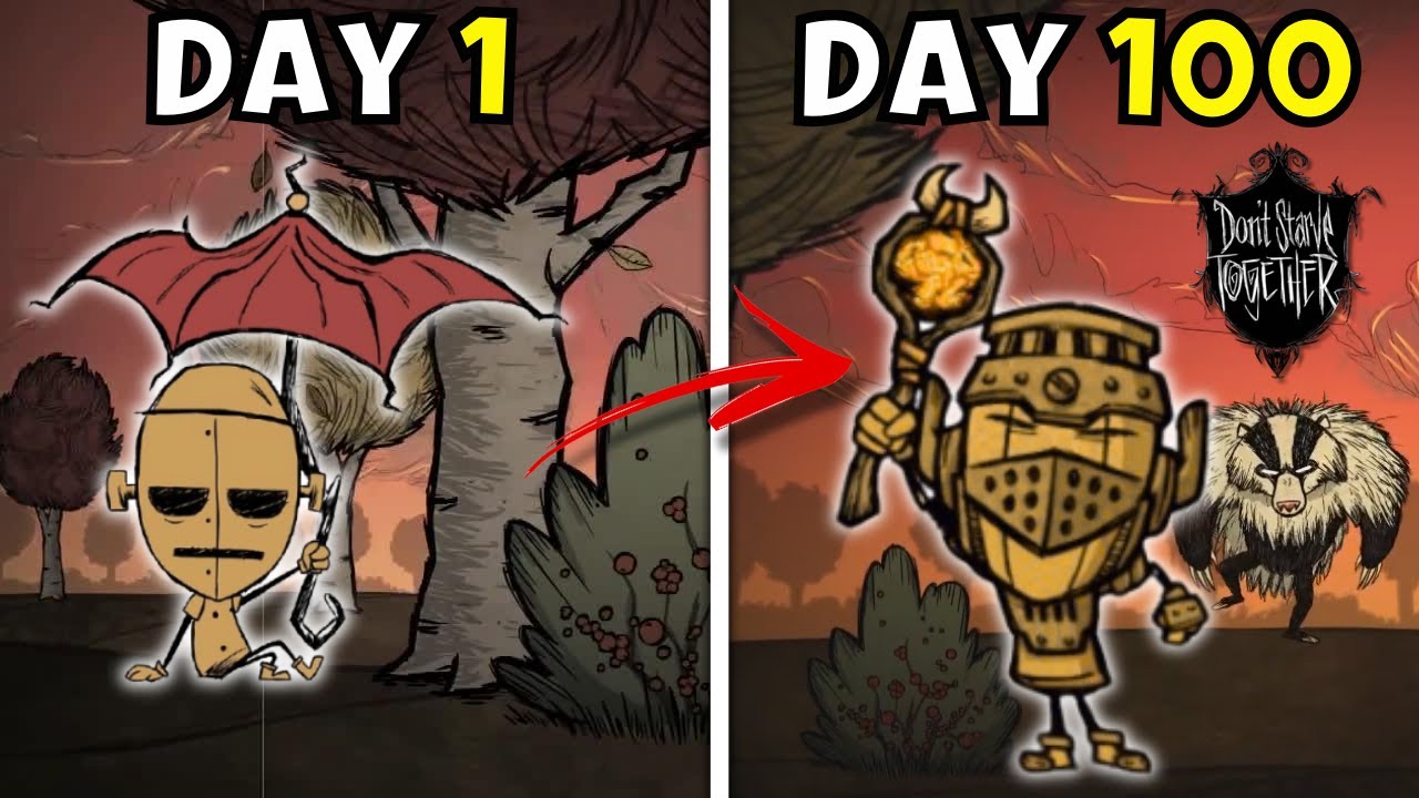 I Survived 100 Days in Don't Starve Together Alone... - YouTube