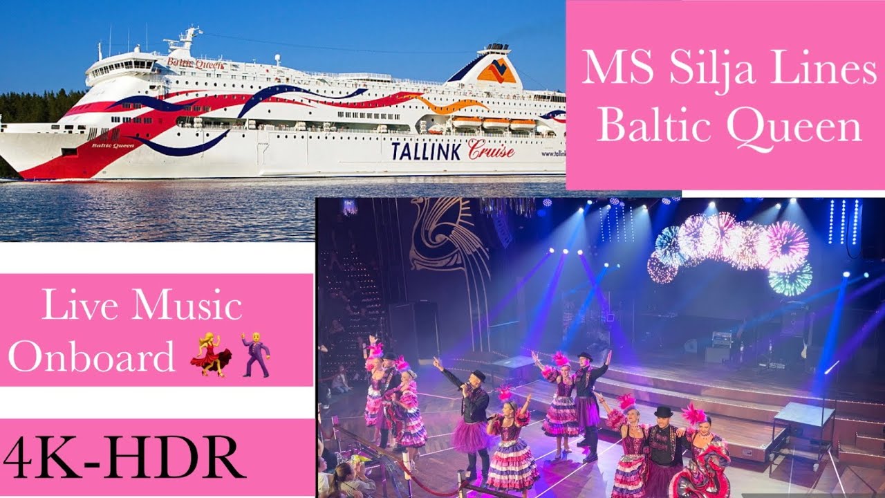 Baltic Queen Cruise Ship Tour 4K | Sweden 🇸🇪 To Estonia 🇪🇪-2022 - YouTube