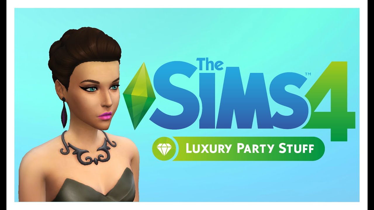 The Sims 4: Luxury Party Stuff Overview - YouTube