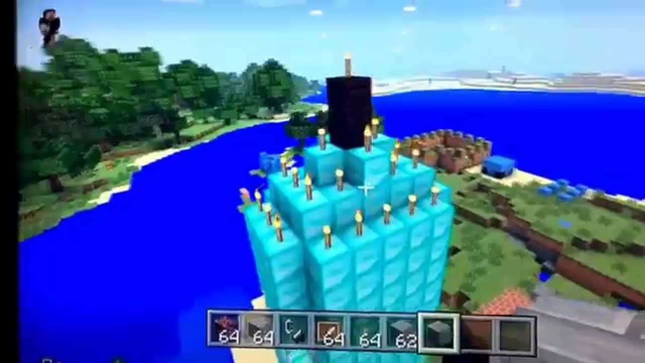 Diaper baby's minecraft world tour - YouTube