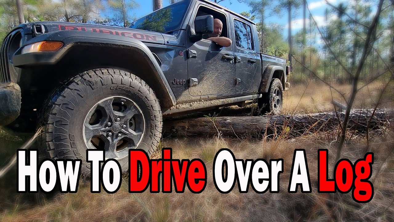 How To Drive Over A Log Or Fallen Tree The Right Way - YouTube