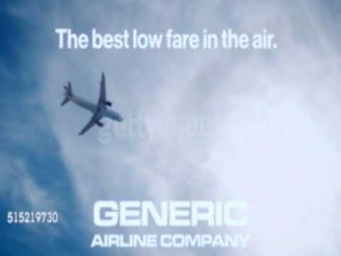 Generic Airlines (1972 Ad) - YouTube