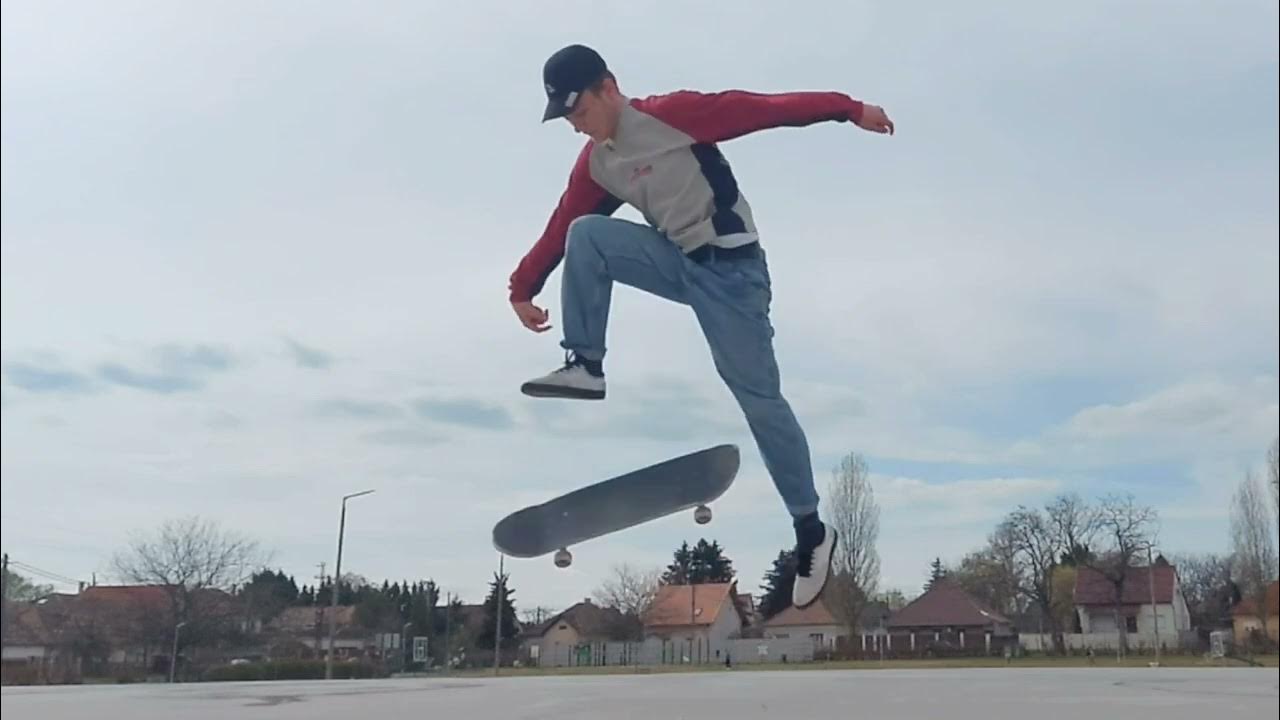 OLLIE, FRONTSIDE 180, BACKSIDE 180, TREFLIPS, 540 FLIP! - YouTube
