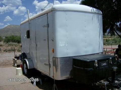 Man Turns Cargo Trailer into DIY Stealth Tiny Home - YouTube