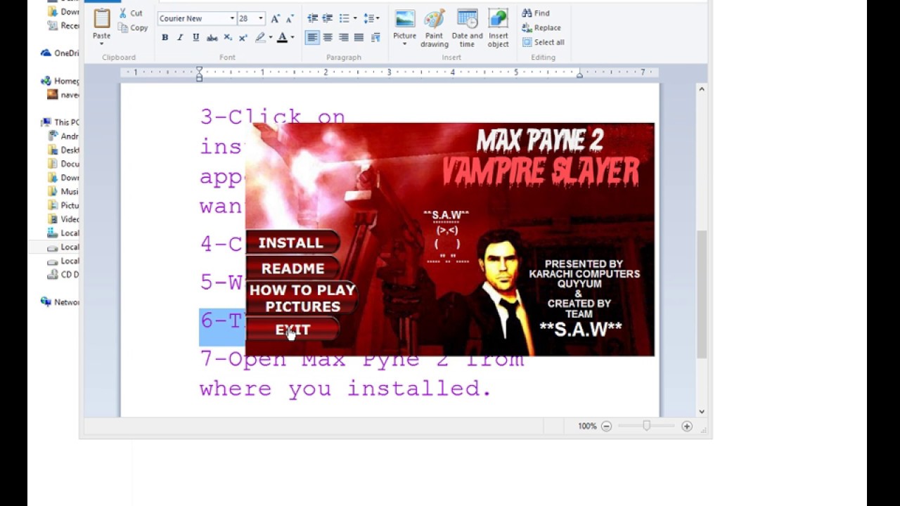 How to install Max Payne 2 on PC with CD or DVD - YouTube