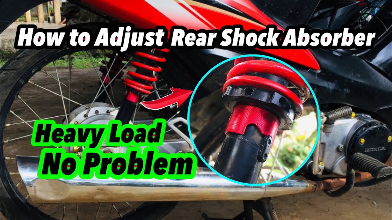 ADJUST REAR SHOCK ABSORBER | MOTORCYCLE - YouTube