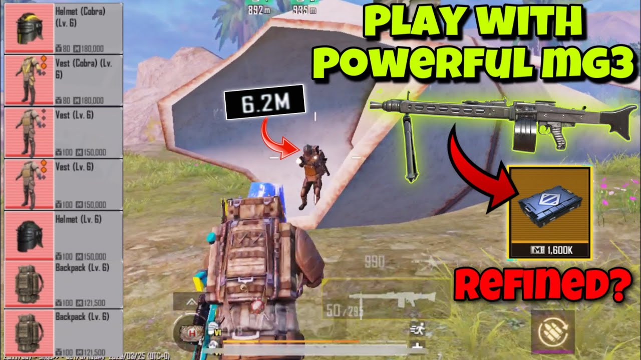 Metro Royale Powerful Mg3 Best in Solo Mode?! | PUBG METRO ROYALE ...