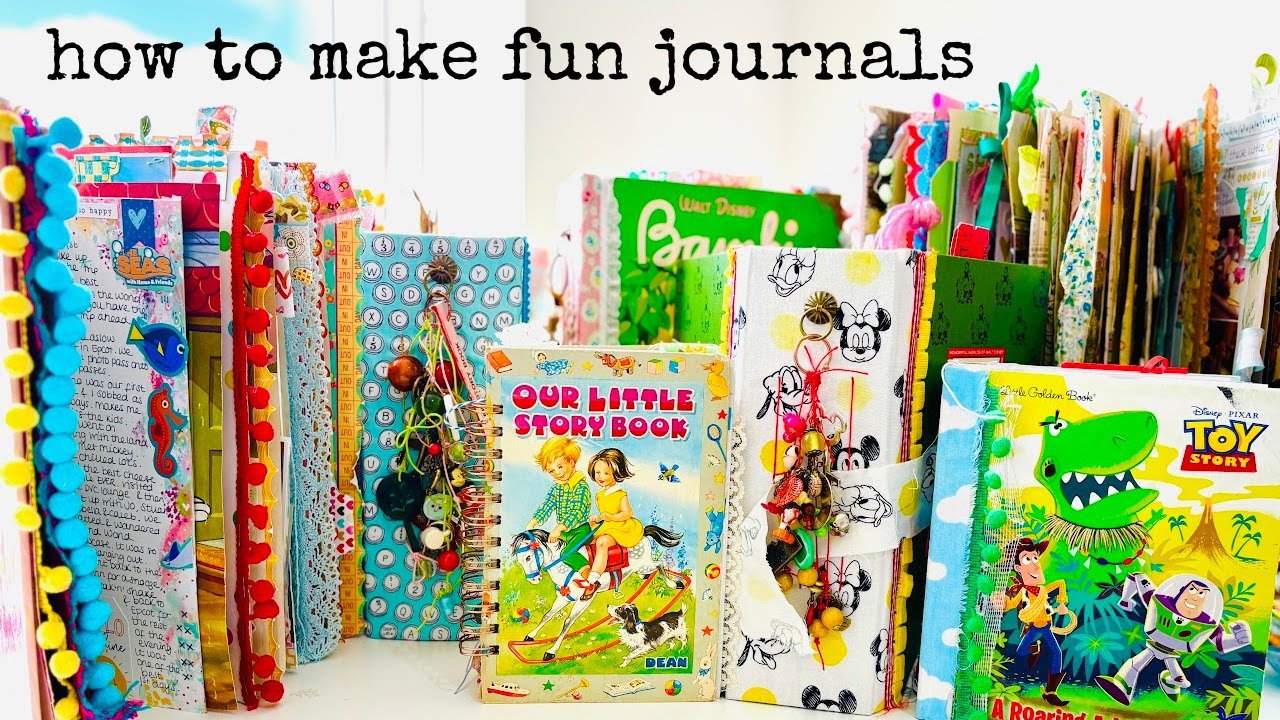 HOW TO MAKE FUN JOURNALS | DIY Tabs | Journal Tips & Ideas | Junk ...