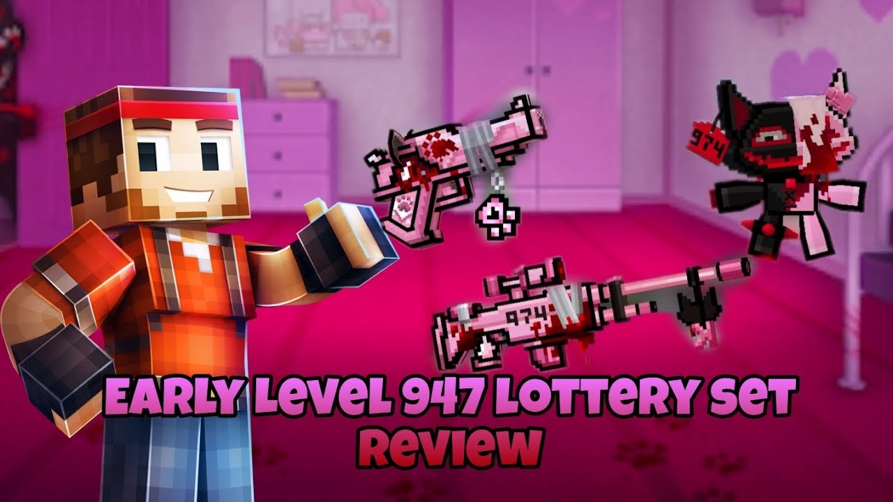 EARLY Level 947 Lottery set Review - Pixel Gun 3D - YouTube
