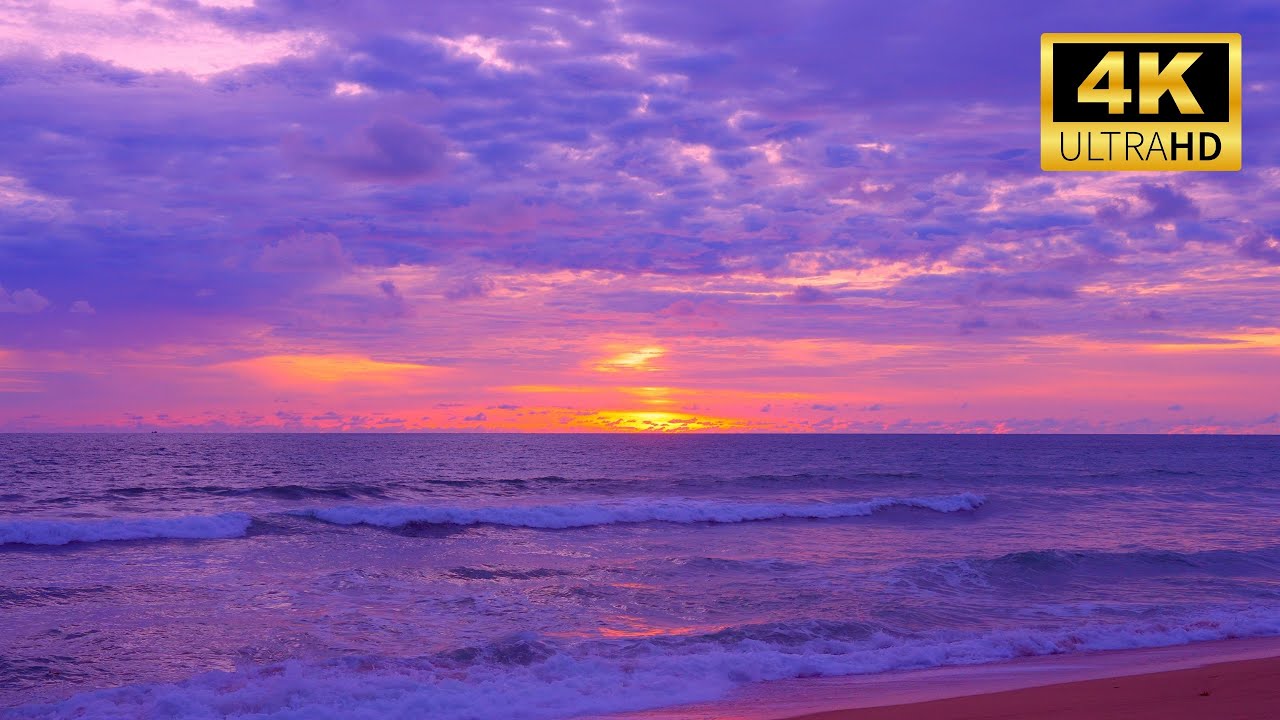 🖼️ Ocean 4K Screensaver • 12 Hours Live Stream • Quiet Coastal ...
