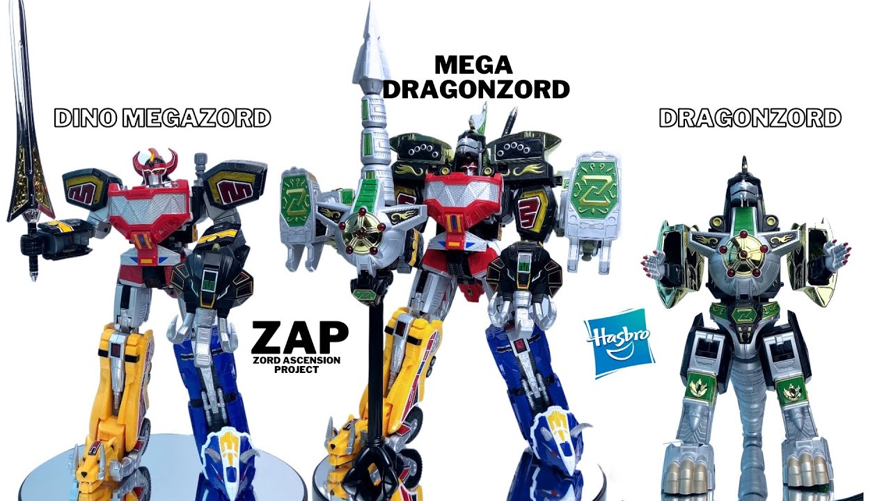 (ZAP) Mega Dragonzord - Dino Megazord - Dragonzord - Mighty Morphin ...